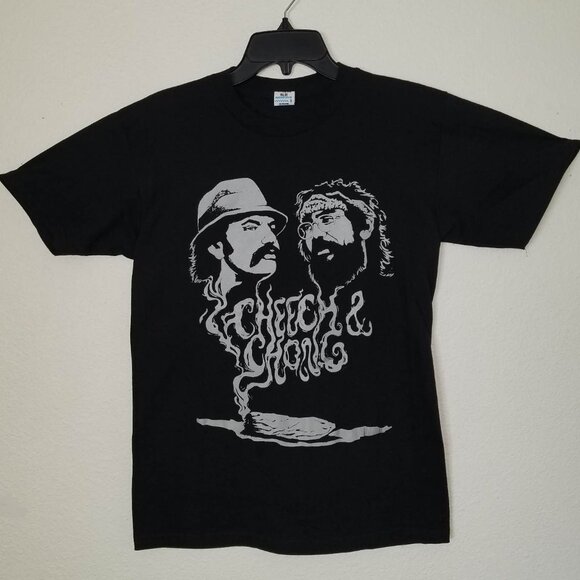 Shirts | New Cheech Chong Smoking Joint Unisex Silkscreen Tshirt Comedy ...